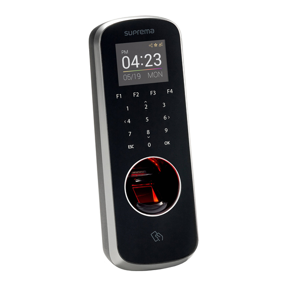 SUPREMA BIOSTATION L2 INSTALLATION MANUAL Pdf Download | ManualsLib