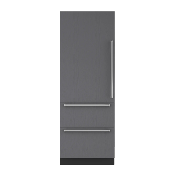 SUB-ZERO IT30RRH INSTALLATION MANUAL Pdf Download | ManualsLib