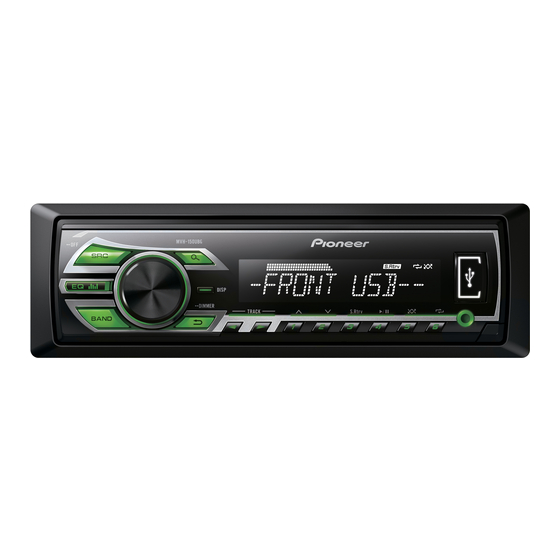 PIONEER MVH-150UBG OWNER'S MANUAL Pdf Download | ManualsLib