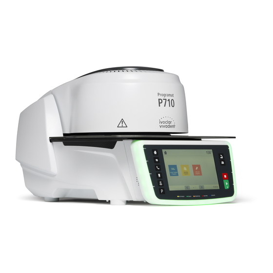 IVOCLAR VIVADENT PROGRAMAT P710 G2 OPERATING INSTRUCTIONS MANUAL Pdf ...