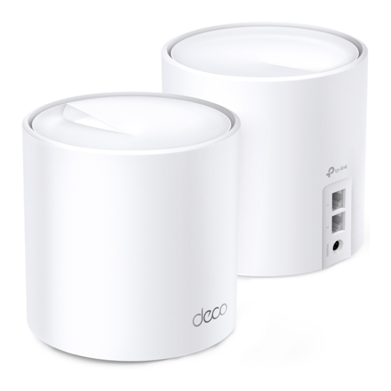 TP-LINK DECO W6000 USER MANUAL Pdf Download | ManualsLib