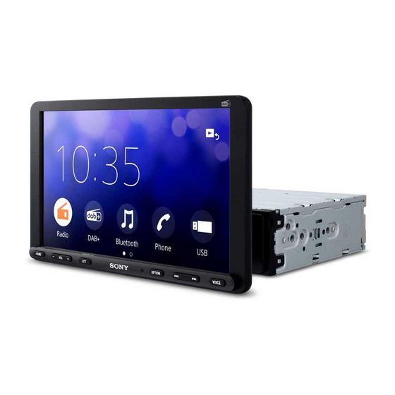 SONY XAV-AX8150 OPERATING INSTRUCTIONS MANUAL Pdf Download | ManualsLib