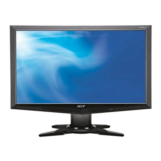 ACER G195HQL QUICK START MANUAL Pdf Download | ManualsLib