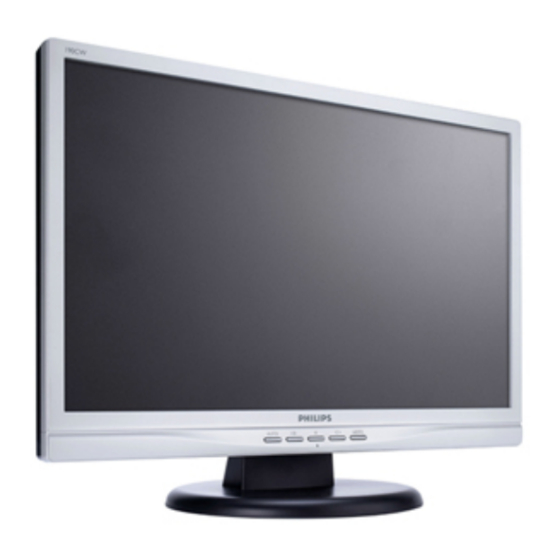 PHILIPS 190CW7C USER MANUAL Pdf Download | ManualsLib