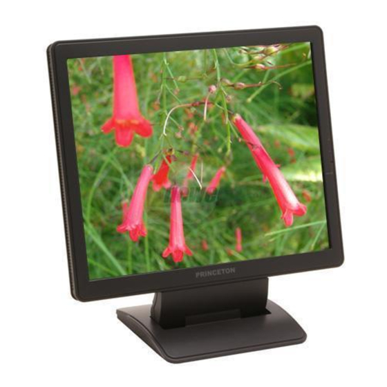 PRINCETON LCD1711 USER MANUAL Pdf Download | ManualsLib