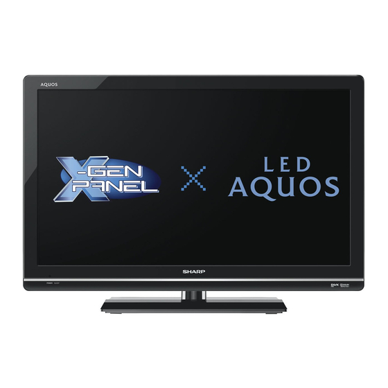 SHARP LED AQUOS LC-26LX430H OPERATION MANUAL Pdf Download | ManualsLib