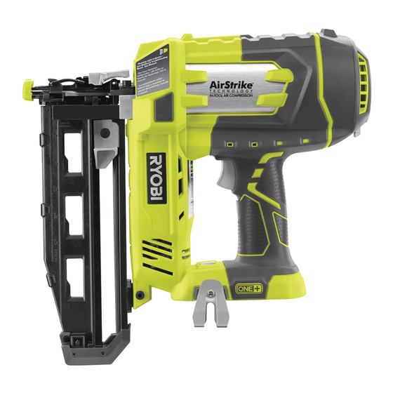 RYOBI R18N16G-120S ORIGINAL INSTRUCTIONS MANUAL Pdf Download | ManualsLib