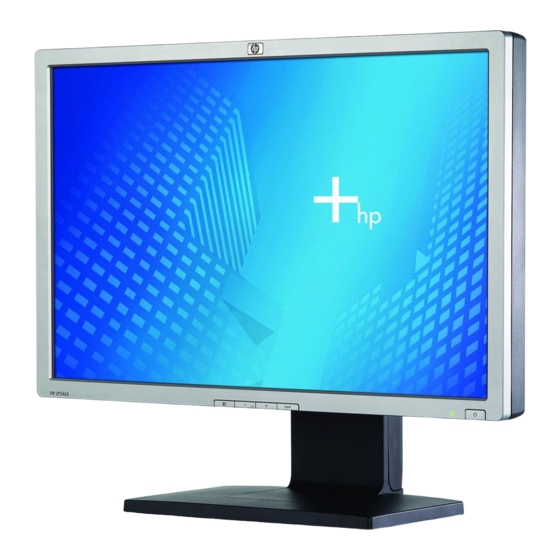 HP LP2465 USER MANUAL Pdf Download | ManualsLib