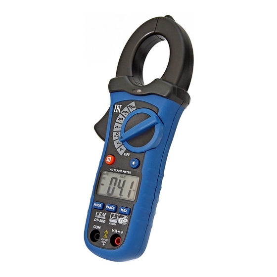 CEM DT-360 OPERATING INSTRUCTION Pdf Download | ManualsLib