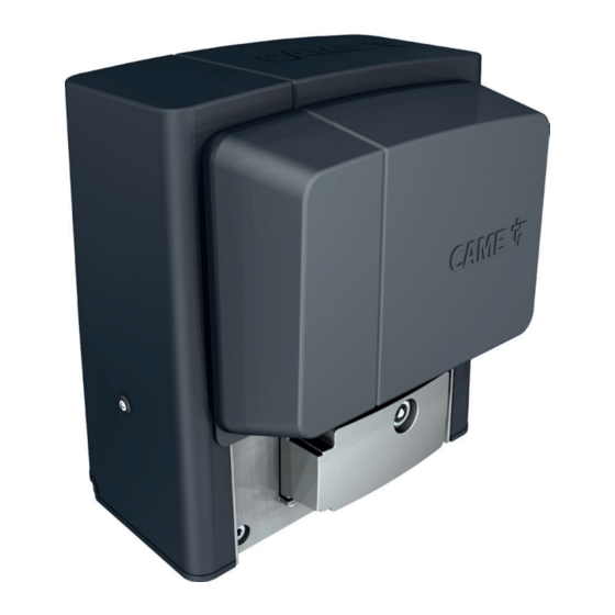 CAME BX708ALS INSTALLATION MANUAL Pdf Download | ManualsLib