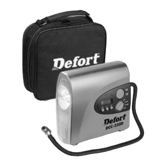 DEFORT DCC-250D USER MANUAL Pdf Download | ManualsLib