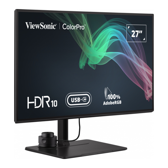 VIEWSONIC VP2786-4K USER MANUAL Pdf Download | ManualsLib