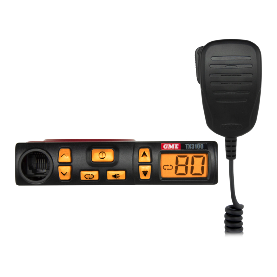 GME TX3100VP INSTRUCTION MANUAL Pdf Download | ManualsLib