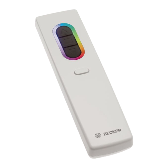 BECKER CENTRONICPLUS SWC541 PLUS ASSEMBLY AND OPERATING INSTRUCTIONS ...