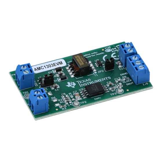 TEXAS INSTRUMENTS AMC1303 USER MANUAL Pdf Download | ManualsLib