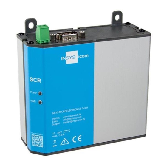 INSYS ICOM SCR SERIES INSTALLATION AND USER MANUAL Pdf Download ...