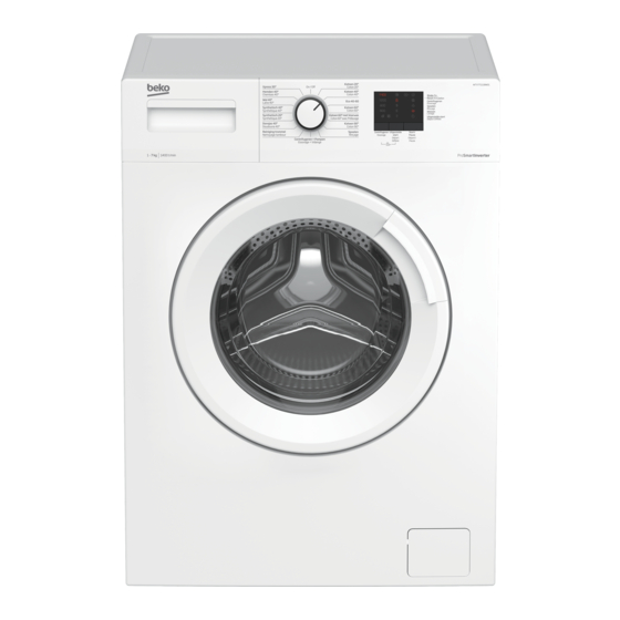 BEKO WTV77111BW01 USER MANUAL Pdf Download | ManualsLib