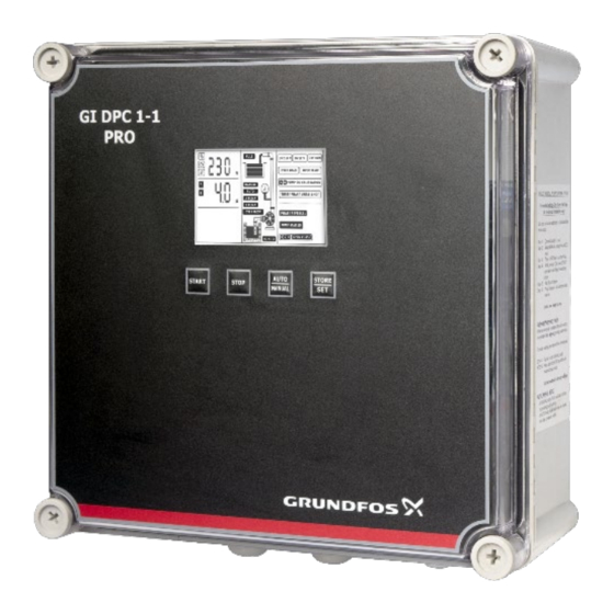 GRUNDFOS DPC 1-1 PRO INSTALLATION & OPERATING INSTRUCTION Pdf Download | ManualsLib