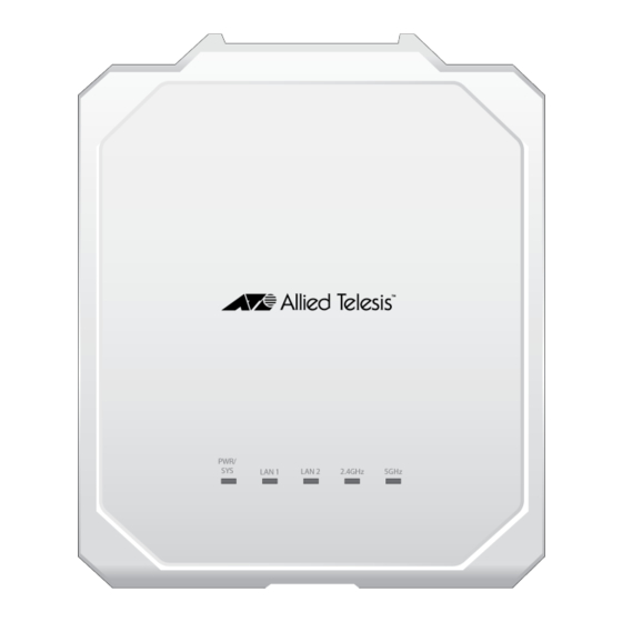 ALLIED TELESIS TQ6000 GEN2 INSTALLATION MANUAL Pdf Download | ManualsLib