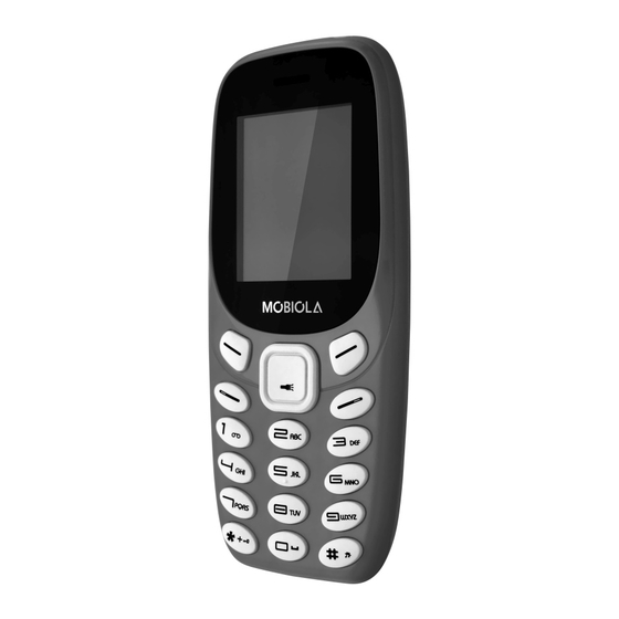 MOBIOLA MB3000 QUICK USER MANUAL Pdf Download | ManualsLib