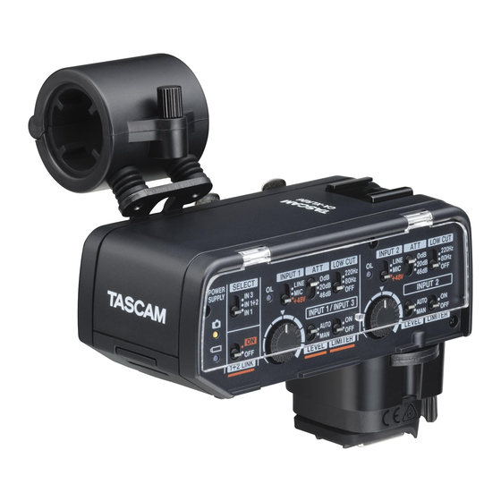 TASCAM CA-XLR2D MANUAL Pdf Download | ManualsLib