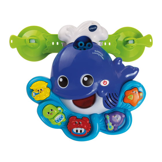 VTECH BABY BATHTIME BUBBLES WHALE USER MANUAL Pdf Download | ManualsLib