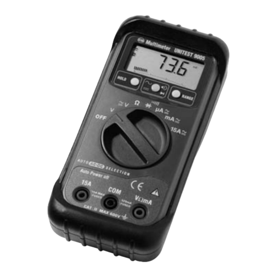 UNITEST BEHA 9004 INSTRUCTION MANUAL Pdf Download | ManualsLib