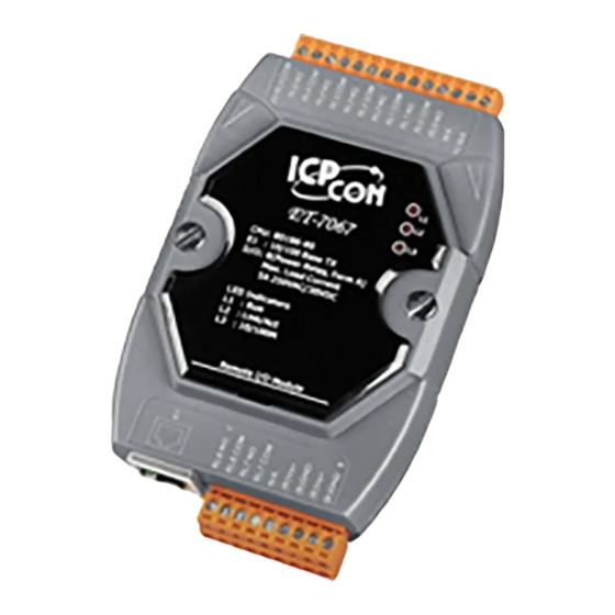 ICP DAS USA ET-7067 QUICK START MANUAL Pdf Download | ManualsLib