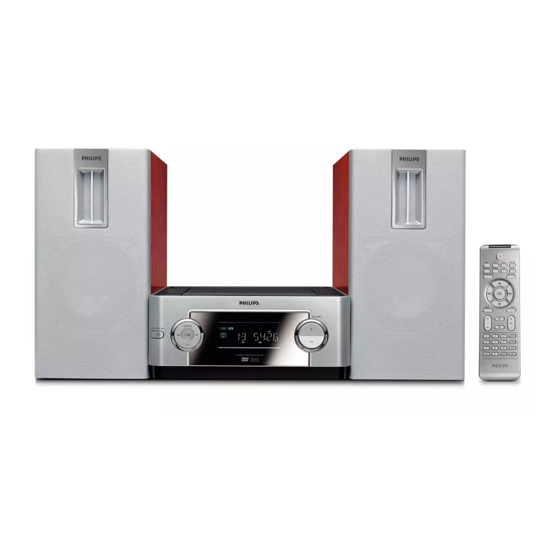 PHILIPS MCD109/98 SERVICE MANUAL Pdf Download | ManualsLib