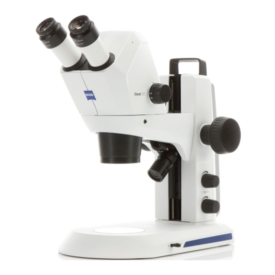 ZEISS STEMI 305 CAM OPERATING MANUAL Pdf Download | ManualsLib