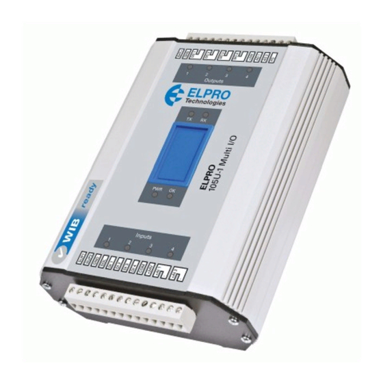 ELPRO 105U USER MANUAL Pdf Download | ManualsLib