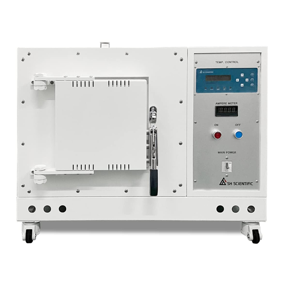 SH SCIENTIFIC FU-MH SERIES MANUAL Pdf Download | ManualsLib