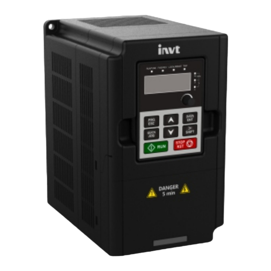 INVT GOODRIVE10 SERIES OPERATION MANUAL Pdf Download | ManualsLib