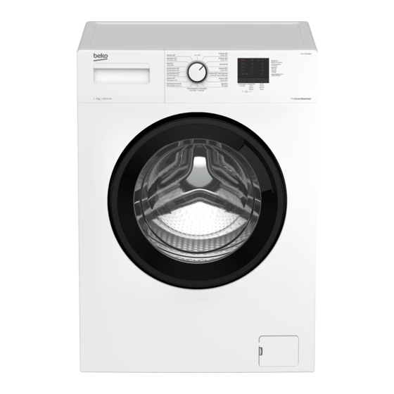 BEKO WTV7611BBW USER MANUAL Pdf Download | ManualsLib