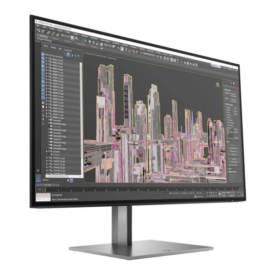 HP Z27U G3 MAINTENANCE AND SERVICE MANUAL Pdf Download | ManualsLib