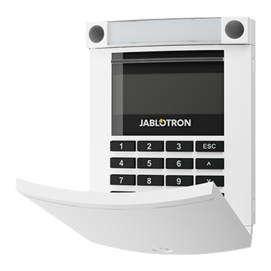 JABLOTRON JA-114E QUICK START MANUAL Pdf Download | ManualsLib