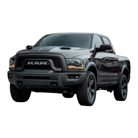 RAM 1500 CLASSIC 2020 OWNER'S MANUAL Pdf Download | ManualsLib