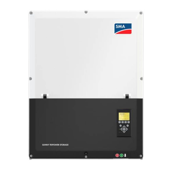 SMA SUNNY TRIPOWER STORAGE 60 INSTALLATION MANUAL Pdf Download | ManualsLib