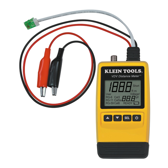 KLEIN TOOLS VDV501-089 INSTRUCTION MANUAL Pdf Download | ManualsLib
