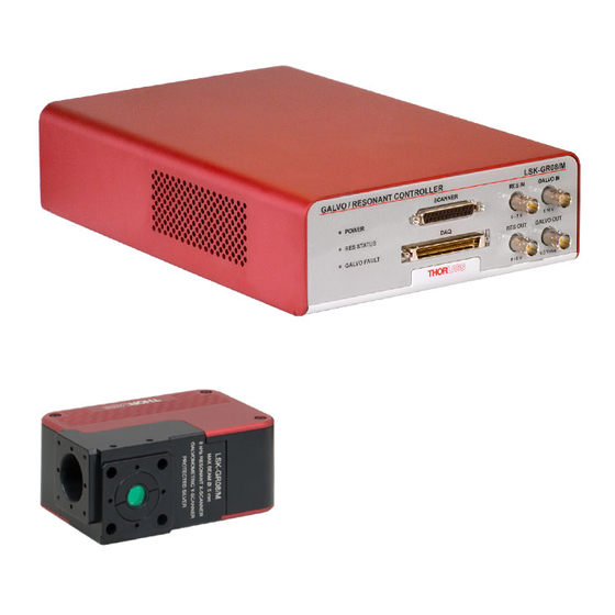 THORLABS LSK-GR08 USER MANUAL Pdf Download | ManualsLib