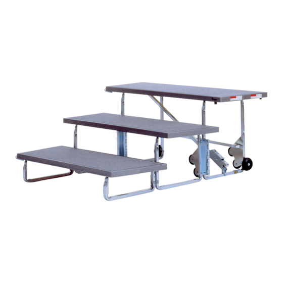 WENGER TOURMASTER CHORAL RISER OWNER'S MANUAL Pdf Download | ManualsLib