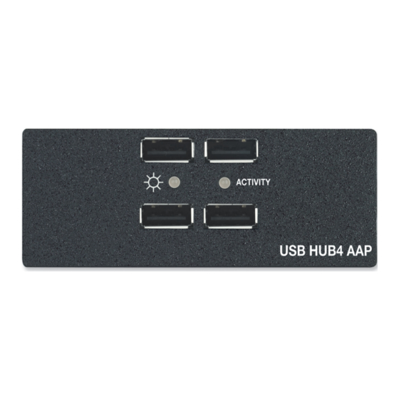 EXTRON ELECTRONICS USB HUB4 SERIES USER MANUAL Pdf Download | ManualsLib