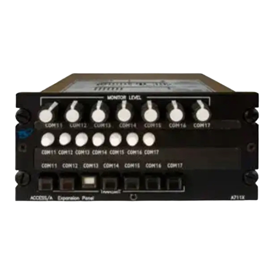 TECHNISONIC INDUSTRIES LIMITED ACCESS/A A710X INSTALLATION AND ...