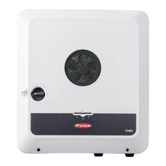 FRONIUS SYMO GEN24 6.0 OPERATING INSTRUCTIONS MANUAL Pdf Download ...