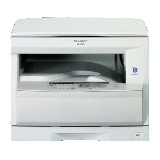 SHARP AR-5015 OPERATION MANUAL Pdf Download | ManualsLib