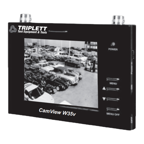 TRIPLETT CAMVIEW W35V INSTRUCTION MANUAL Pdf Download | ManualsLib