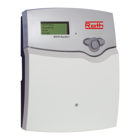 ROTH BW/H KOMFORT INSTALLATION MANUAL Pdf Download | ManualsLib