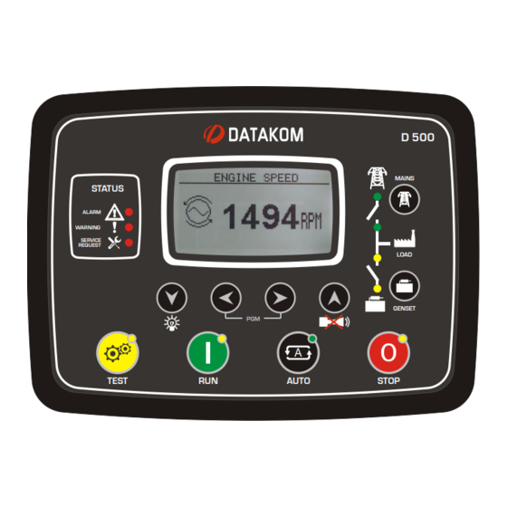 DATAKOM D SERIES USER MANUAL Pdf Download | ManualsLib