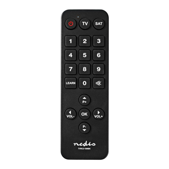 NEDIS TVRC21SNBK MANUAL Pdf Download | ManualsLib