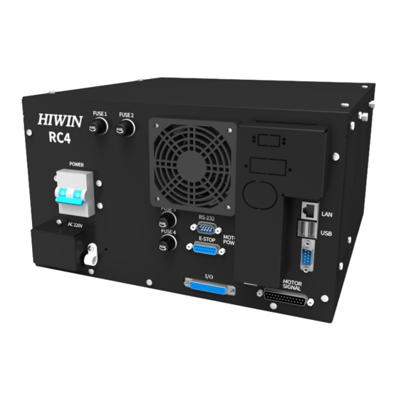 HIWIN RC4 USER MANUAL Pdf Download | ManualsLib